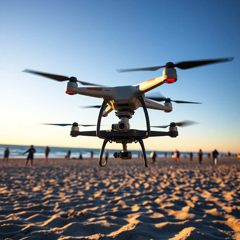 Can I Fly My Drone on the Beach? Key Considerations - DroneWaz