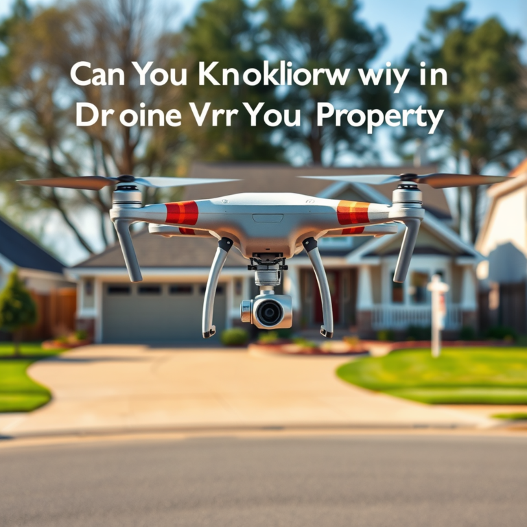 Can You Knock Down a Drone Over Your Property? - DroneWaz