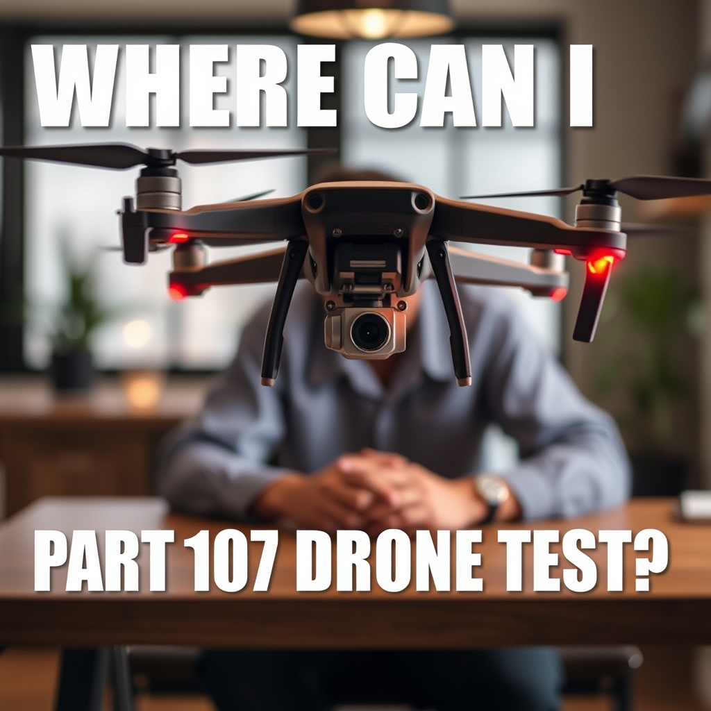 **Where Can I Take the Part 107 Drone Test?** - DroneWaz
