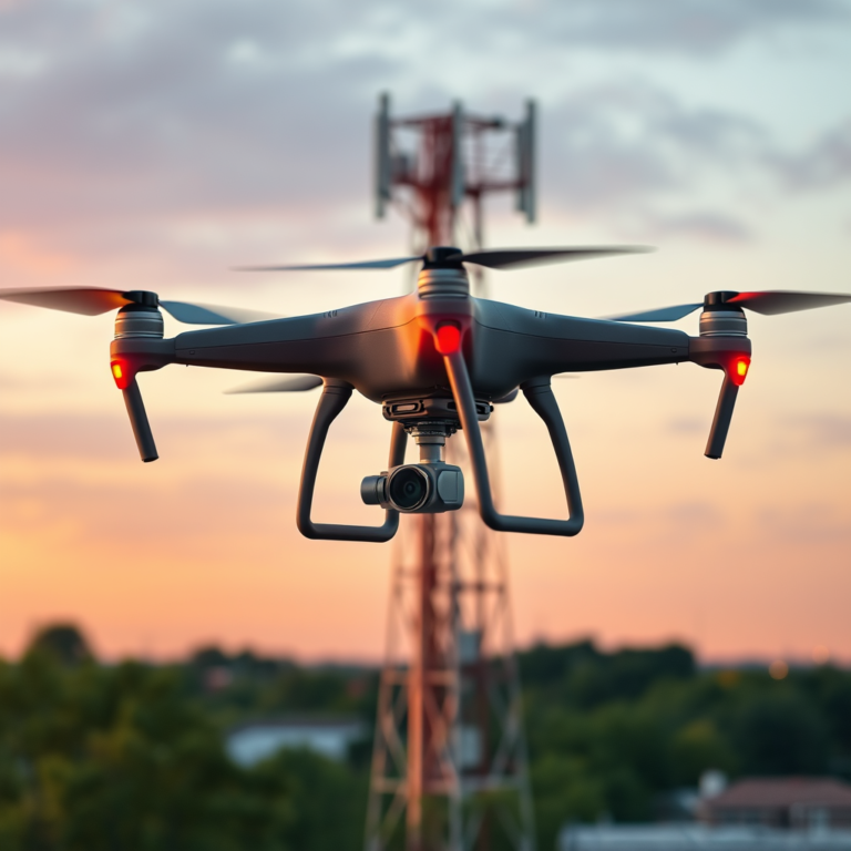 Can You Fly a Drone Near a Cell Tower? - DroneWaz